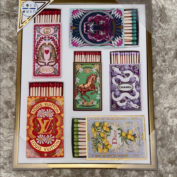 Wall Decor | Designer Matchbox Art Set Decor 11x14 | Poshmark